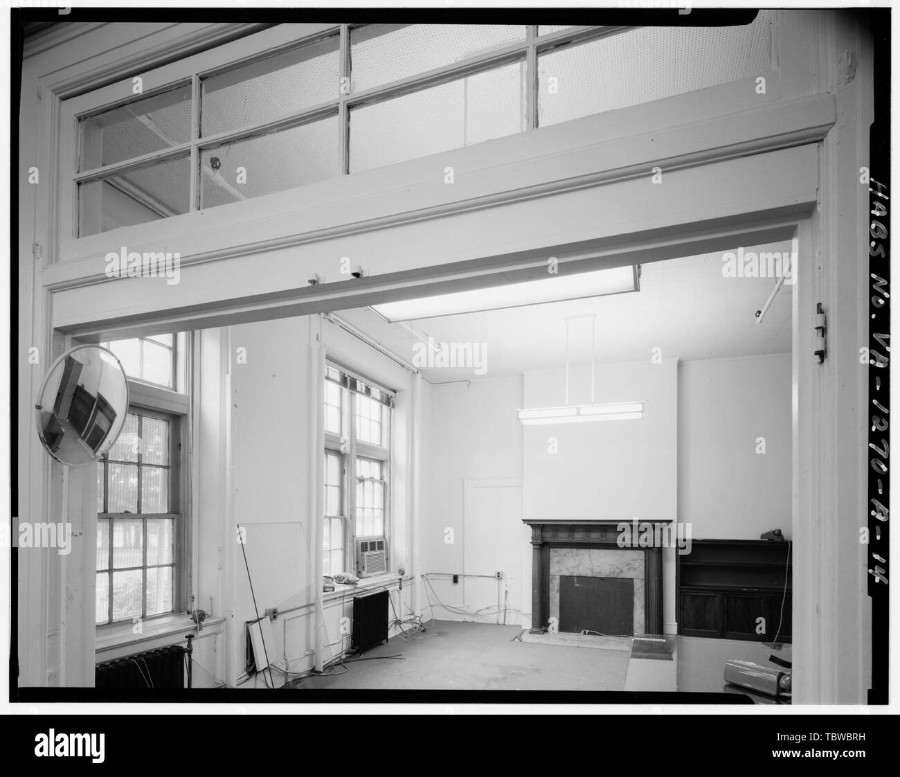 MAIN BUILDING. INTERIOR VIEW TO WEST ON FIRST FLOOR OF WEST WING OF ...