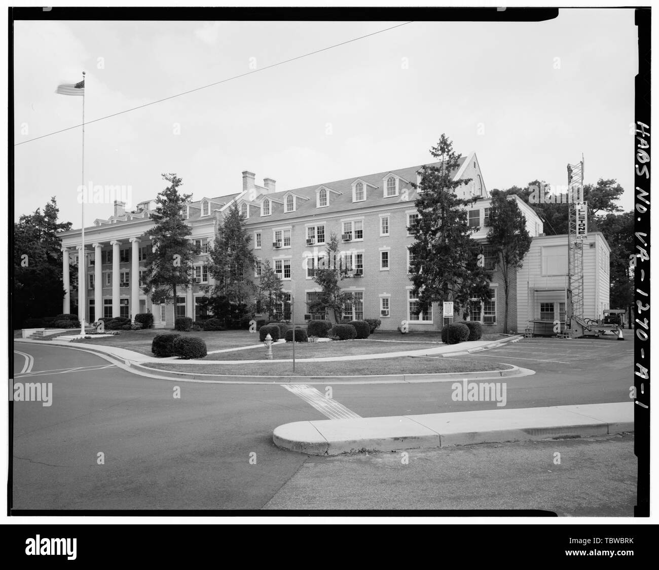 MAIN BUILDING. VIEW TO SOUTHEAST OF NORTH FRONT. Arlington Hall Station ...