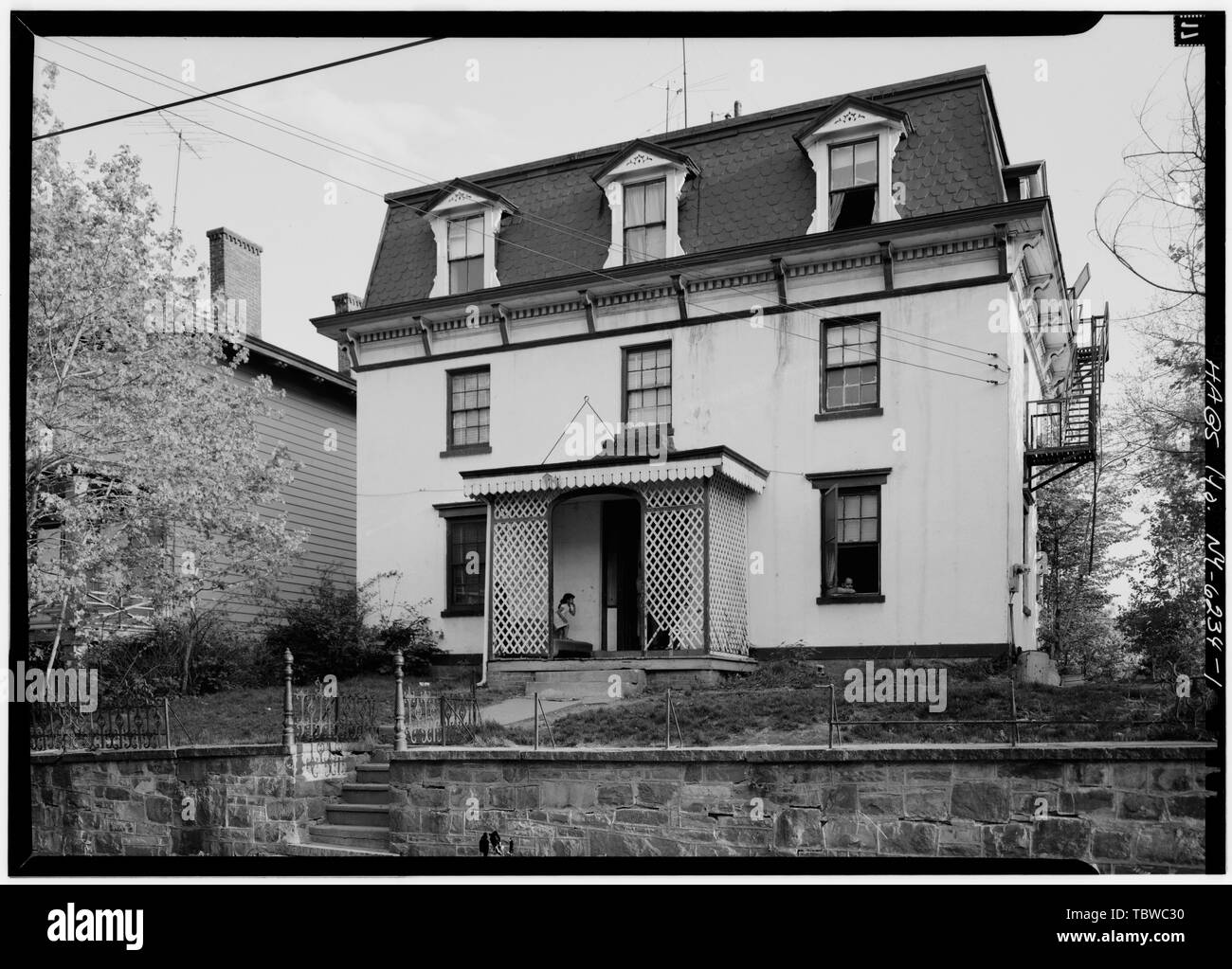 MAIN ELEVATION James Walker Fowler House, 53 Ann Street, Newburgh ...