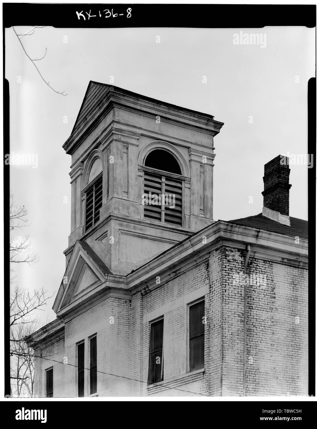 MAIN ELEVATION, DETAIL OF CUPOLA Powell County Courthouse, Washington ...