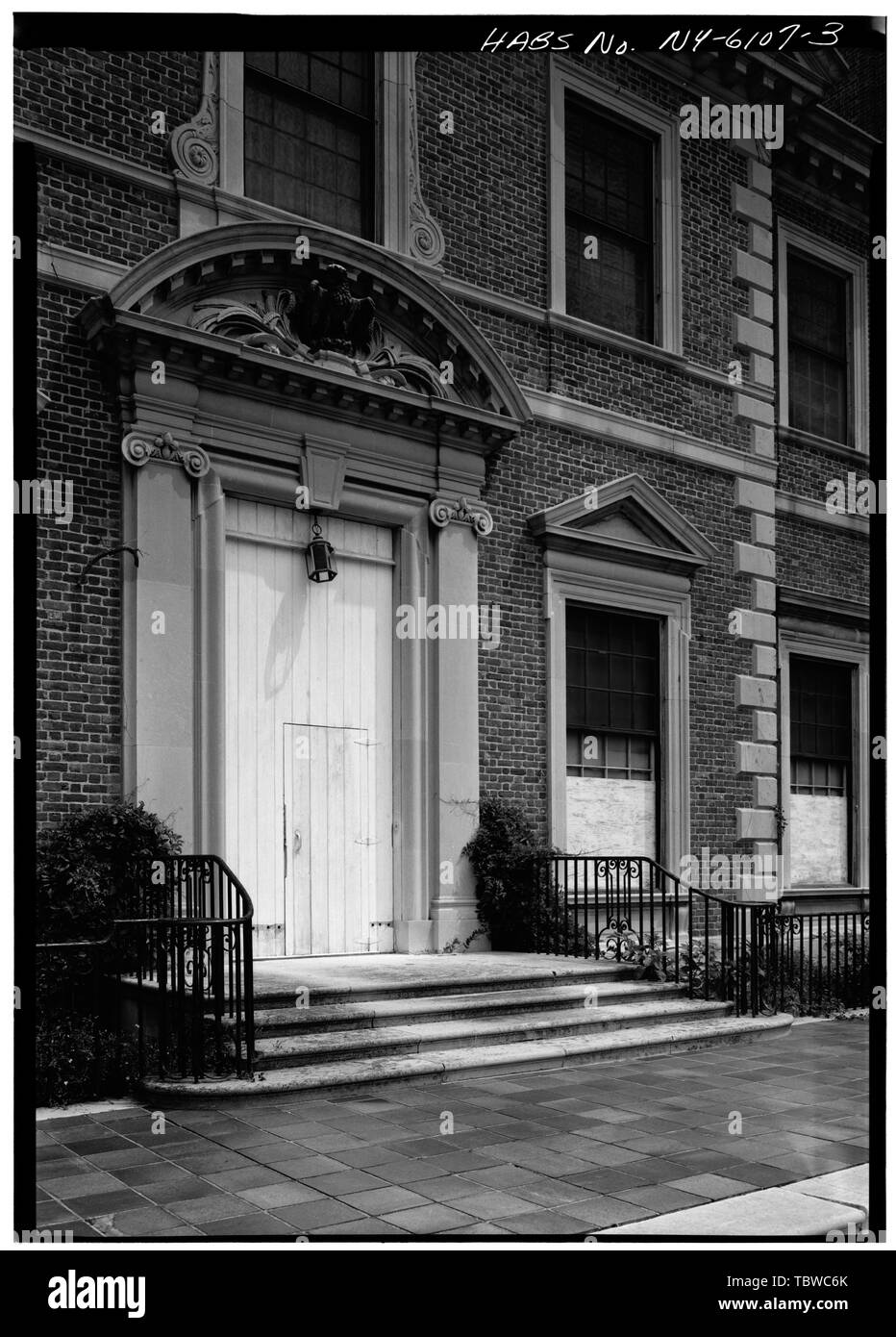 MAIN ELEVATION, DETAIL OF ENTRANCE Caumsett Manor, Lloyd Neck, Lloyd ...