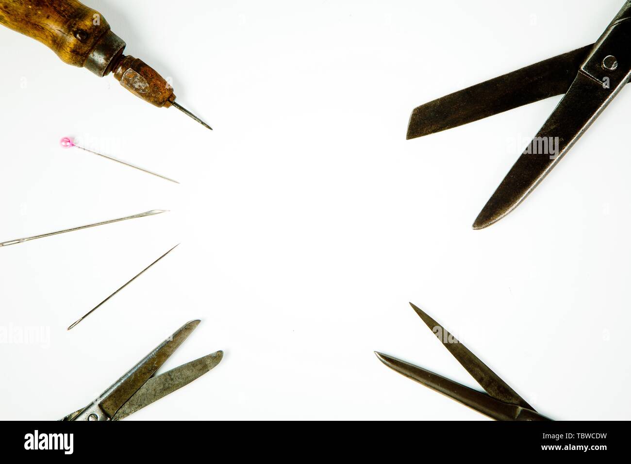 Sharp tailor's tools, edgy vintage instrument for hand made tailoring ...