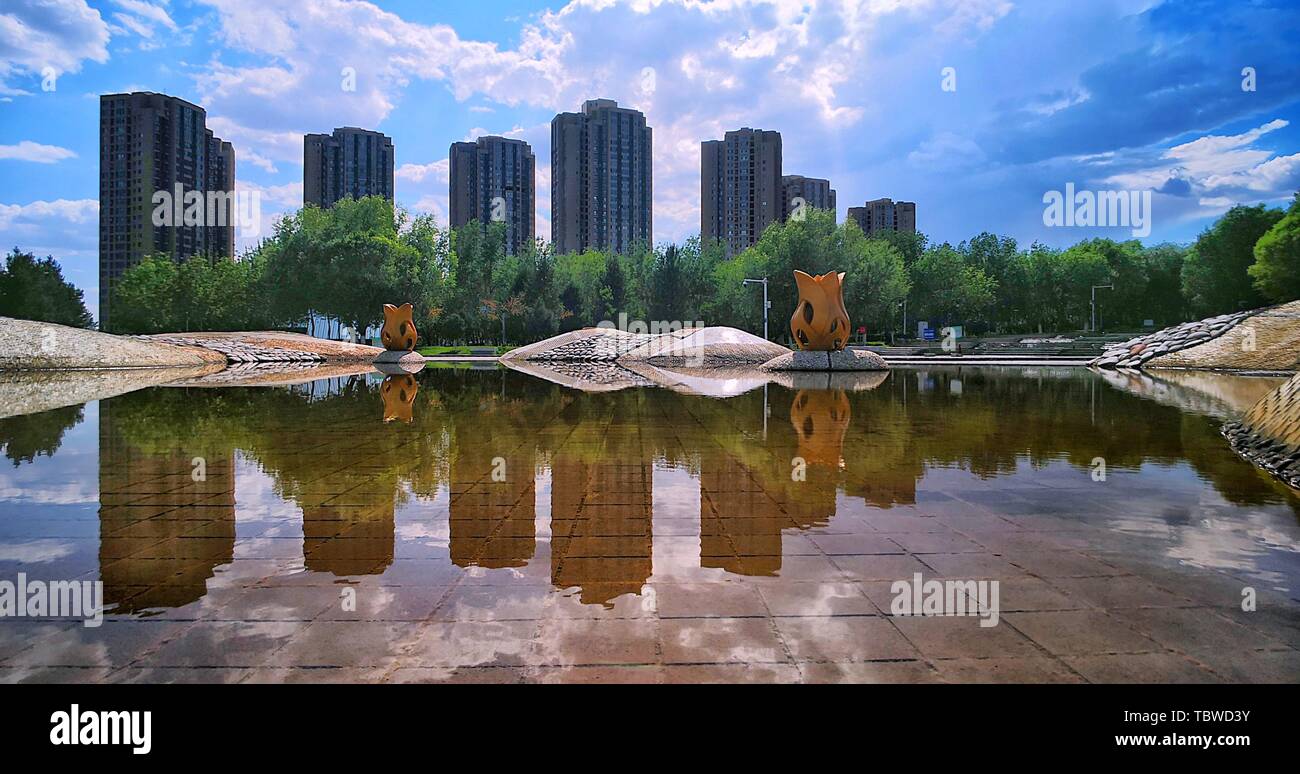 Landscape of the Karamay Stock Photo - Alamy