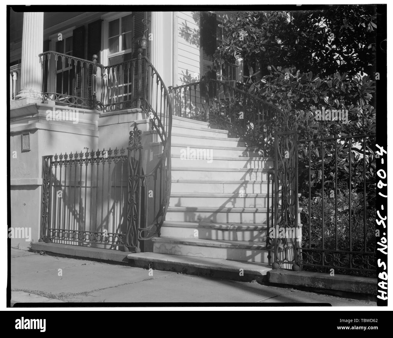 MAIN ENTRY STEPS AND IRONWORK, SOUTH (FRONT) ELEVATION Secession House ...