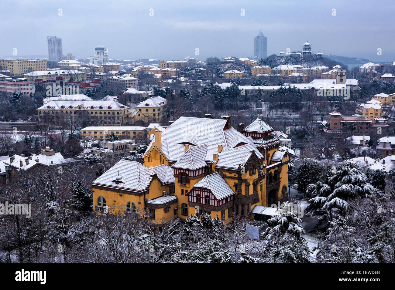 Qingdao snow scenery hi-res stock photography and images - Alamy