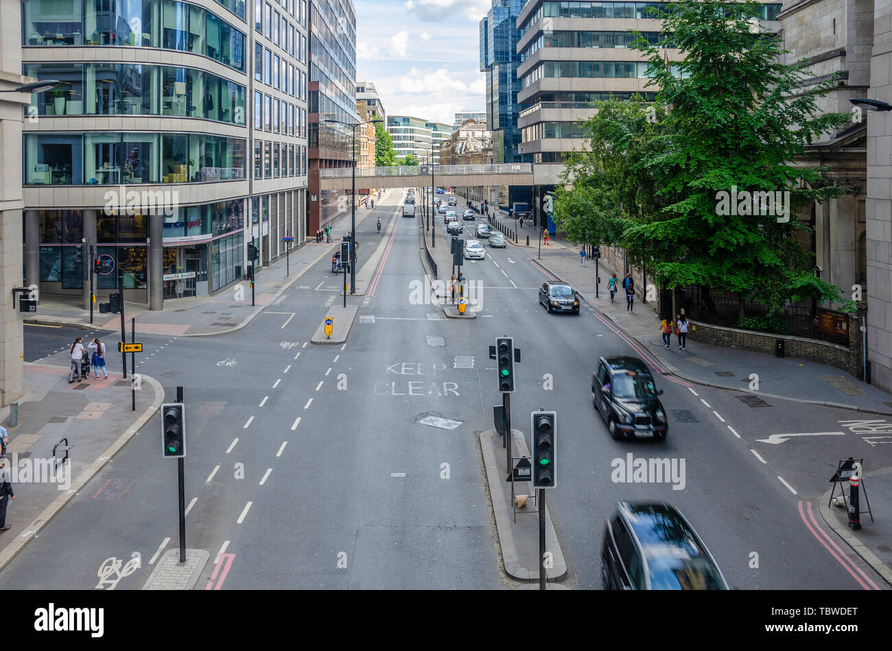 A view of Lower Thames Street in London, UK Stock Photo - Alamy
