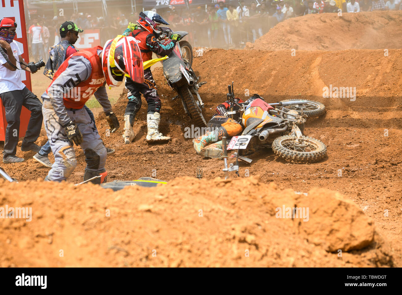 Crashed motorcycle hi-res stock photography and images - Alamy