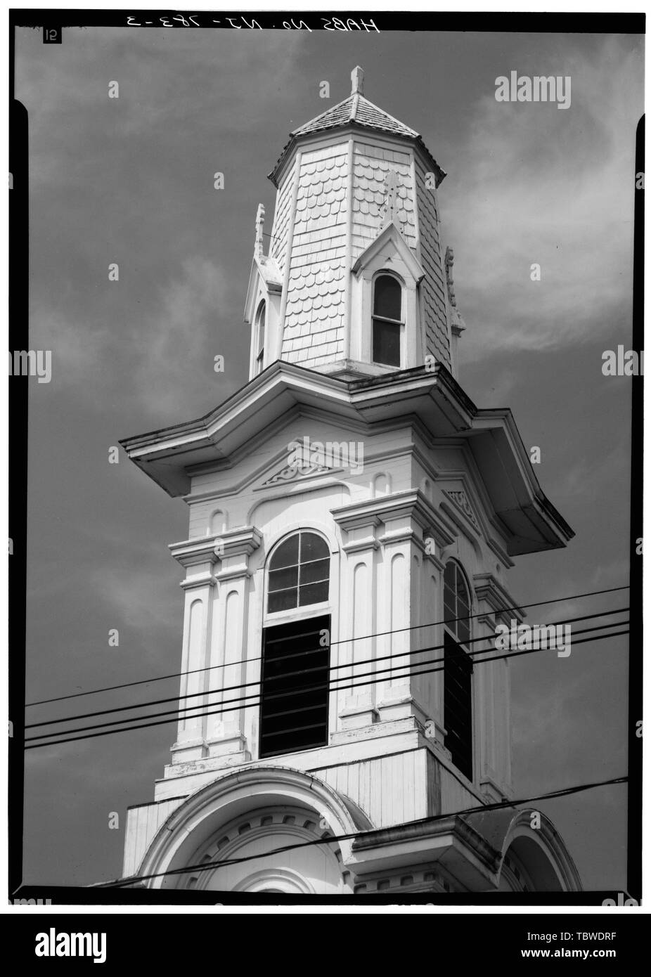 MAIN FACADE, DETAIL OF CUPOLA Oldwick Methodist Church, Main Street ...