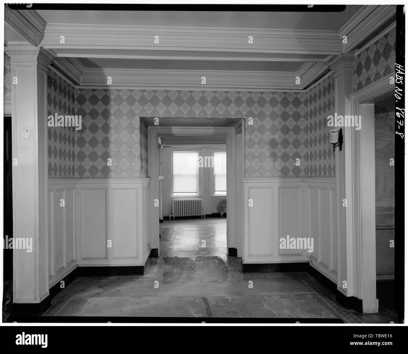 Dining hall entrance Black and White Stock Photos & Images - Alamy