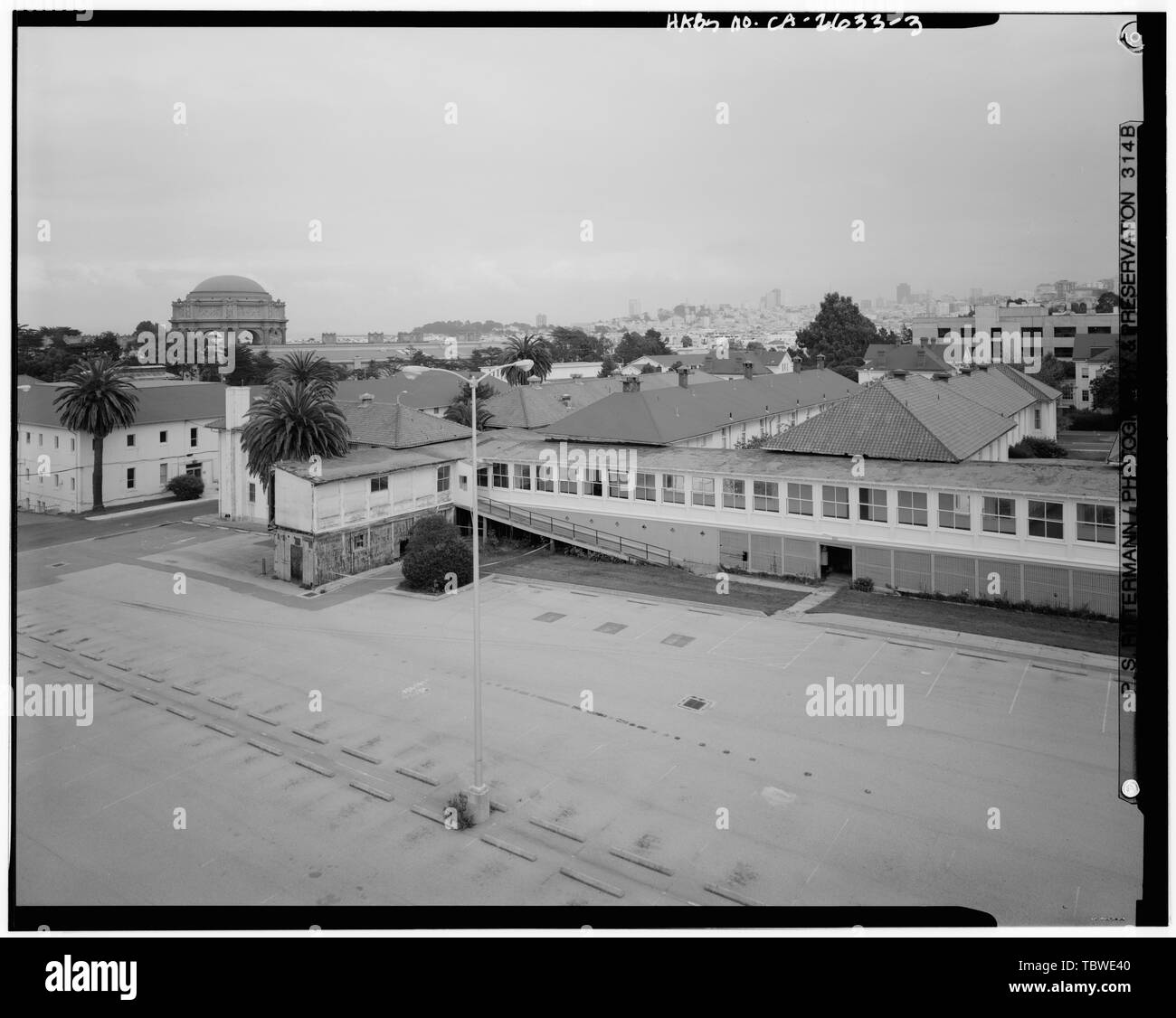 MAIN HOSPITAL, VIEW OF EAST SIDE AND NORTHEAST CORNER. Presidio of San ...