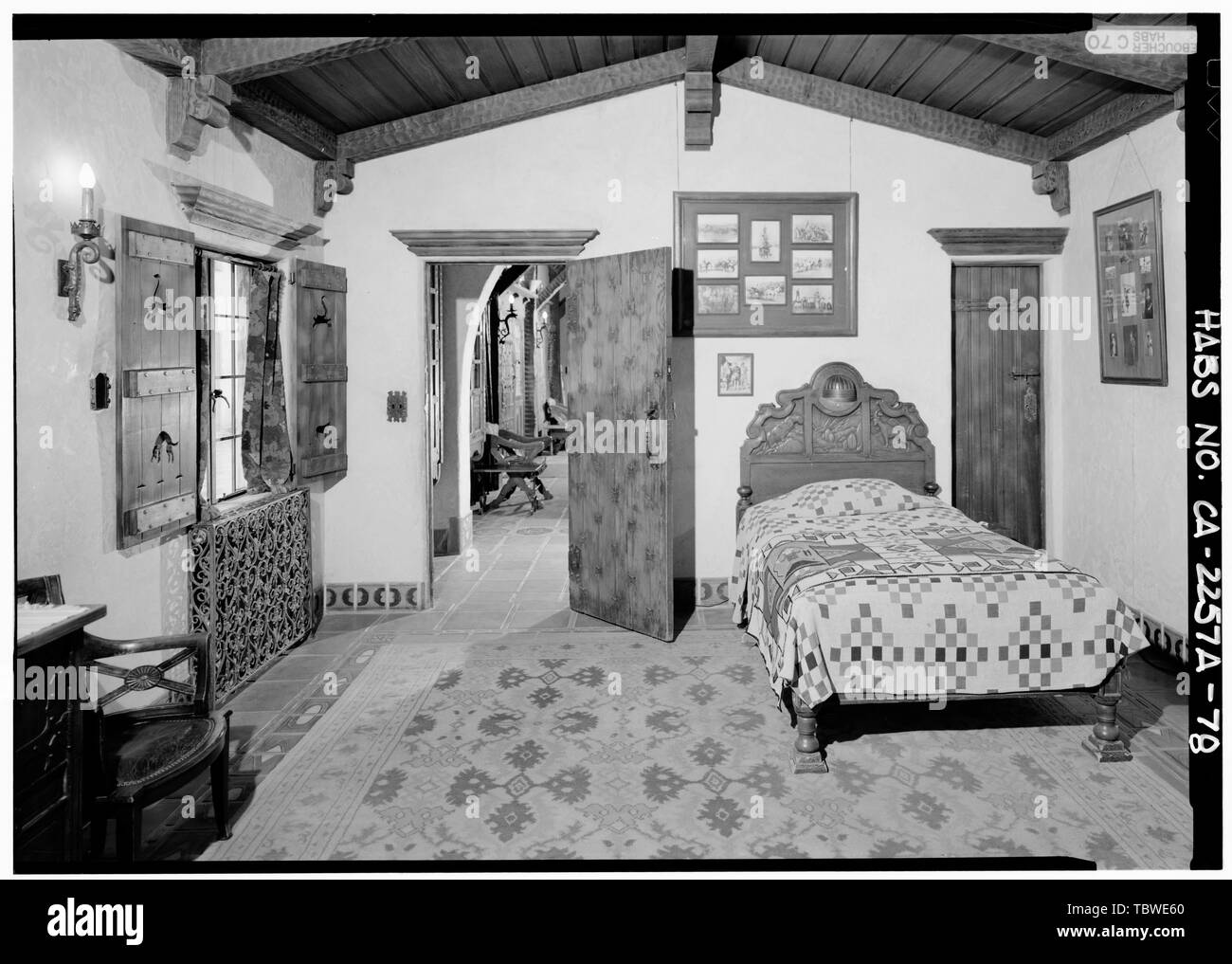 MAIN HOUSE INTERIOR, SCOTTY'S BEDROOM, LOOKING EAST Death Valley Ranch ...