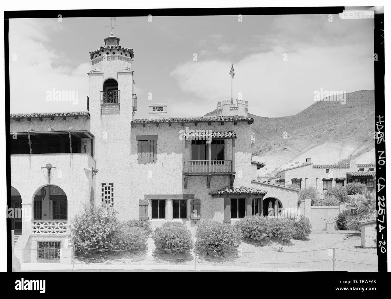 MAIN HOUSE, SOUTH ELEVATION, EAST END Death Valley Ranch, Main House ...