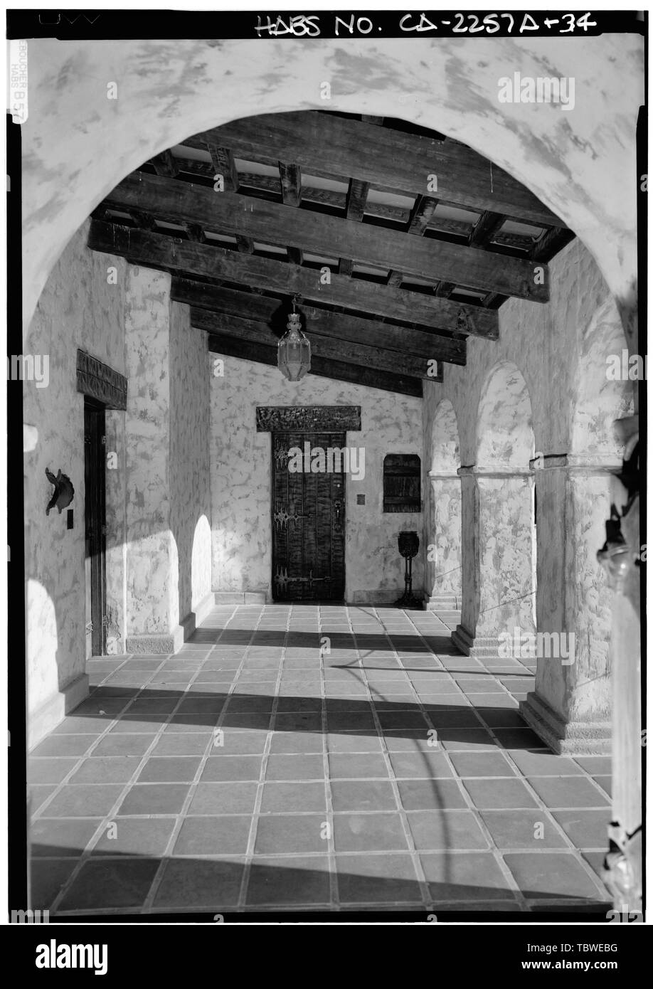 MAIN HOUSE, WEST PORCH, WITH ARTIFICIAL LIGHTING Death Valley Ranch ...