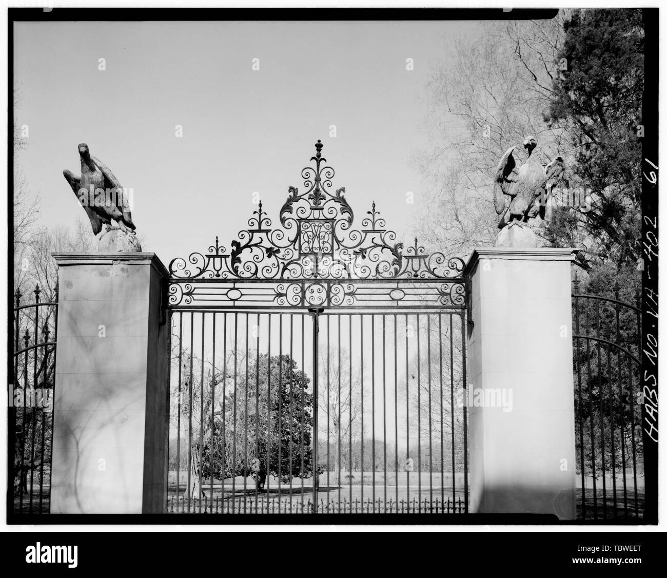 MAIN NORTH GATE Westover, State Route 633, Westover, Charles City, VA ...