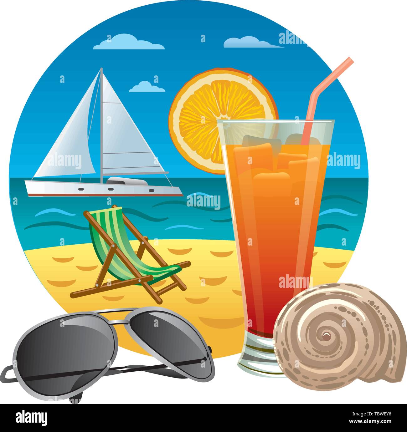 Journey rest Stock Vector Images - Alamy