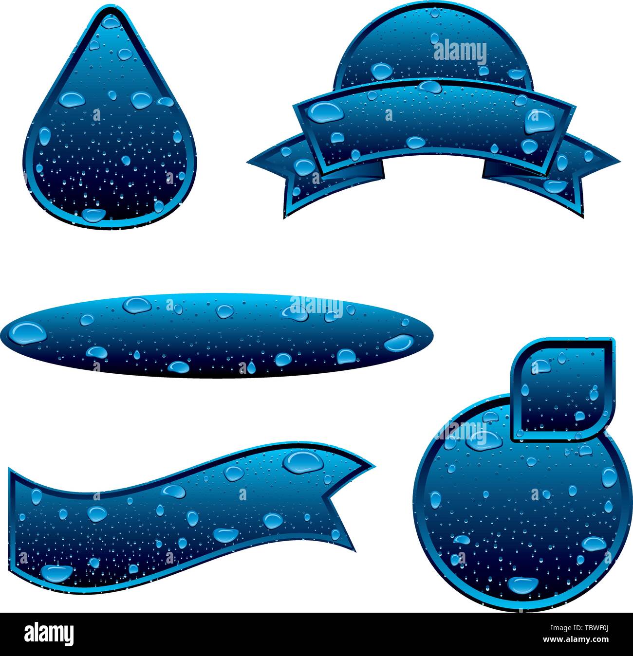 clear water tags Stock Vector Image & Art - Alamy