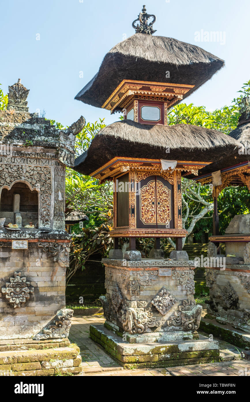 Ubud, Bali, Indonesia - February 26, 2019: Batuan Temple. Closeup of ...