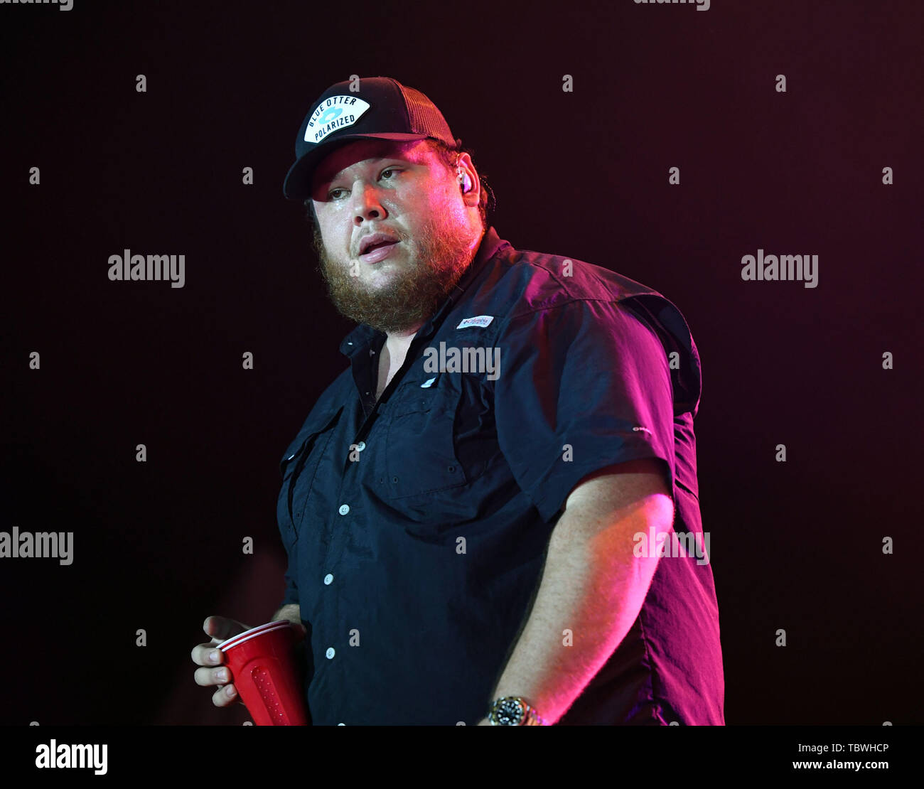 June 1, 2019 - Virginia Beach, VIRGINIA, USA - LUKE COMBS country ...