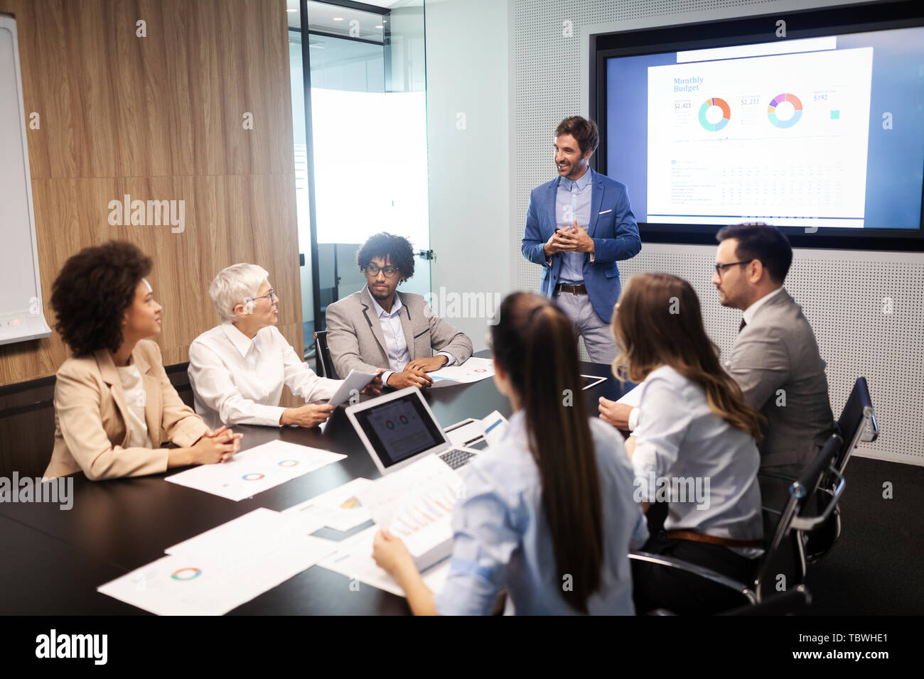 Formal men conference room hi-res stock photography and images - Alamy