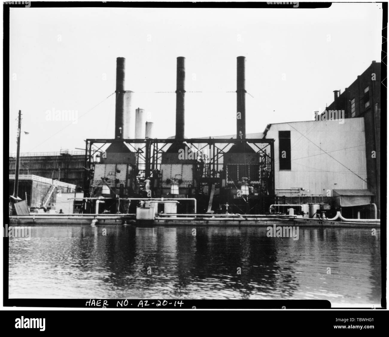 MARINE STEAM BOILERS AT WEST SIDE OF CROSSCUT STEAM PLANT BUILDING ...