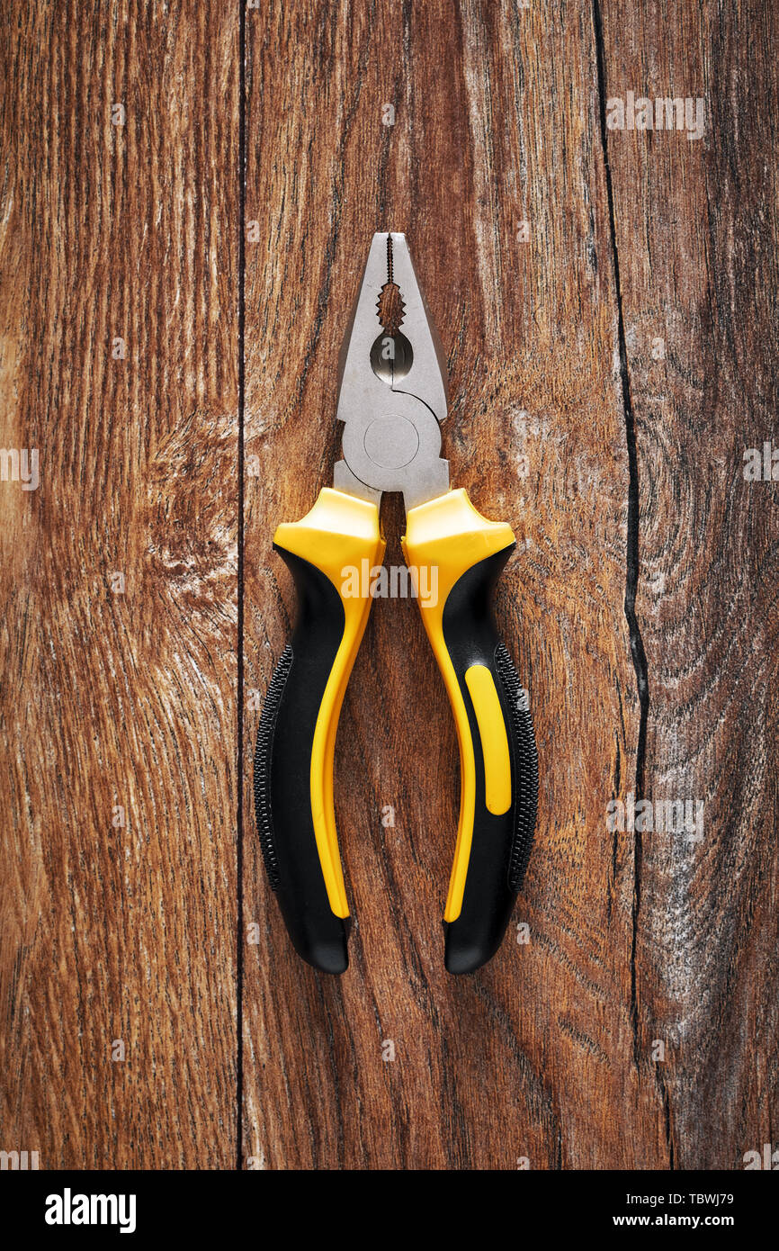 Top view pliers on hi-res stock photography and images - Alamy