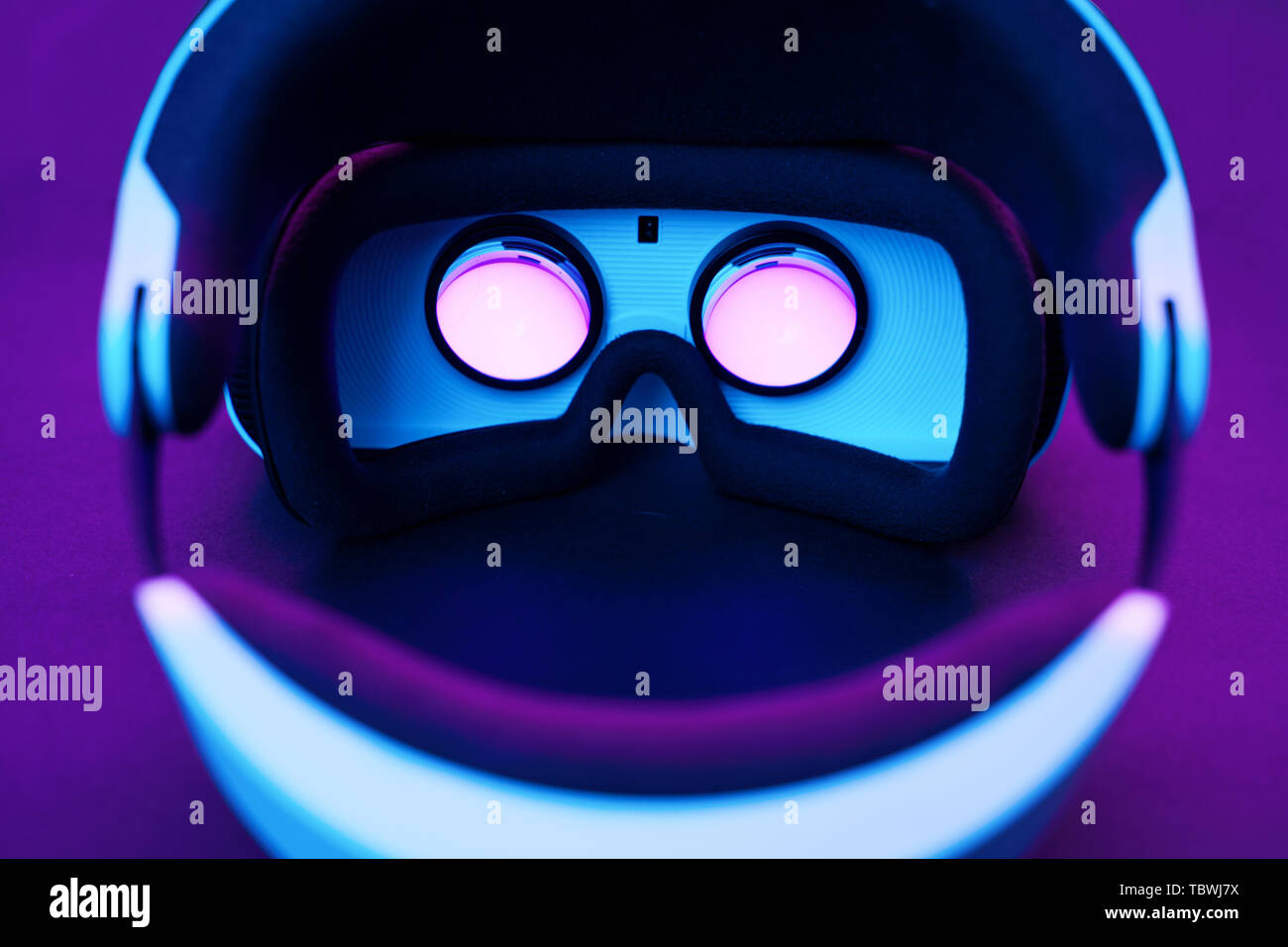 Virtual reality headset. Technology of future Stock Photo - Alamy