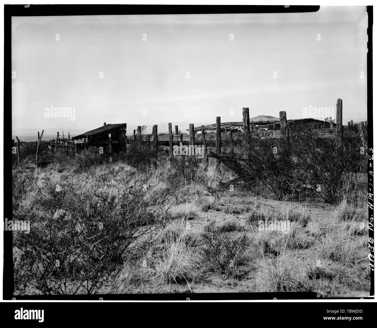 MCDONALD RANCH FENCE AND SHED ON SOUTH SIDE OF CORRAL White Sands ...