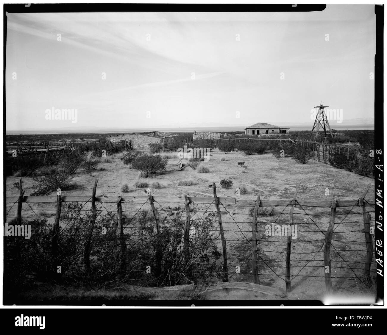 MCDONALD RANCH GENERAL VIEW, LOOKING WEST SHOWING (LEFT TO RIGHT ...