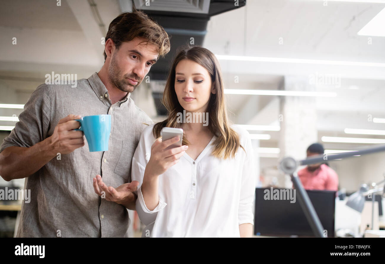 Stressed business people executive in tension feels worried thinking of ...