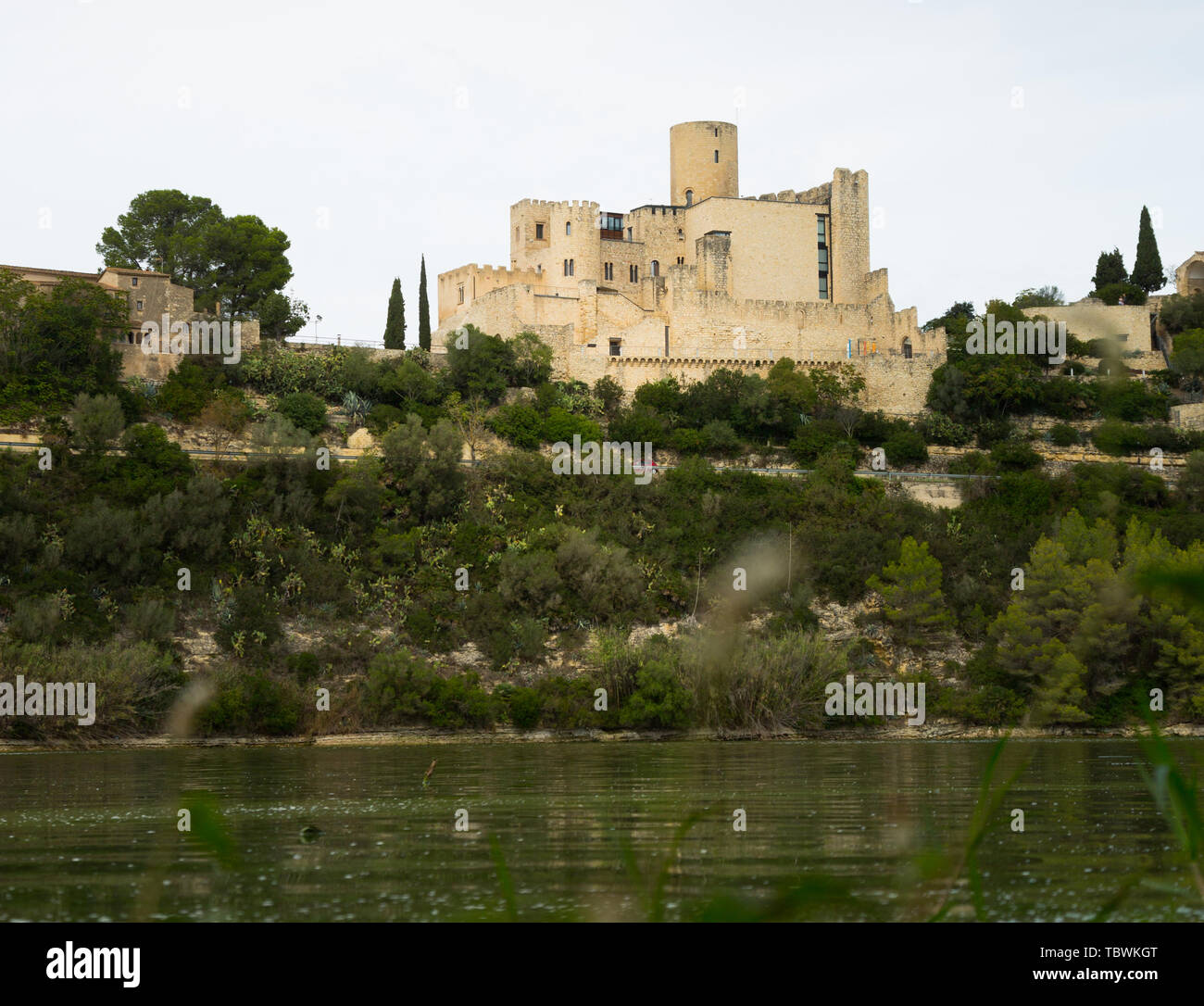 View of castle at castellet catalonia hi-res stock photography and ...