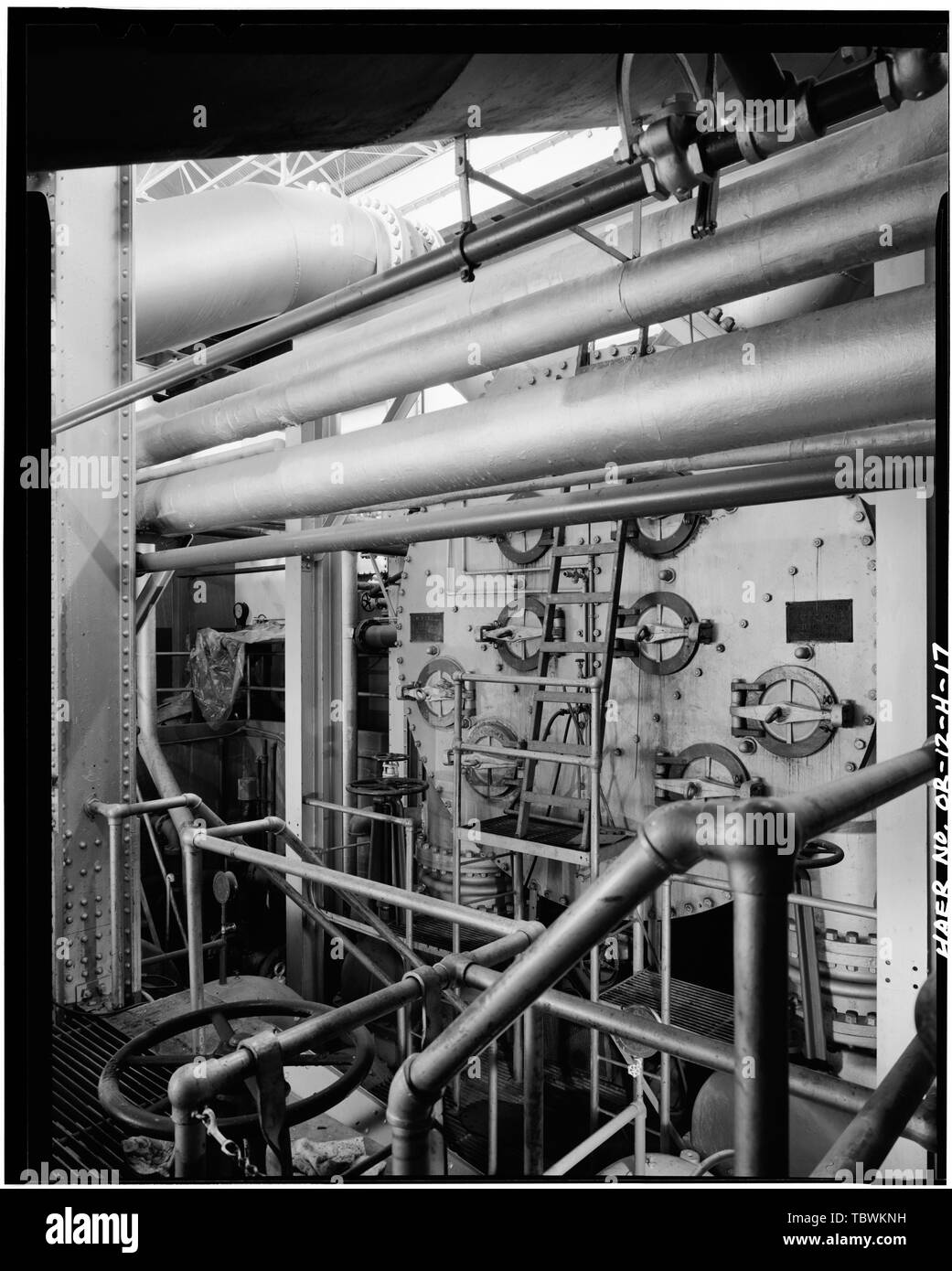 Steam turbine building Black and White Stock Photos & Images - Alamy