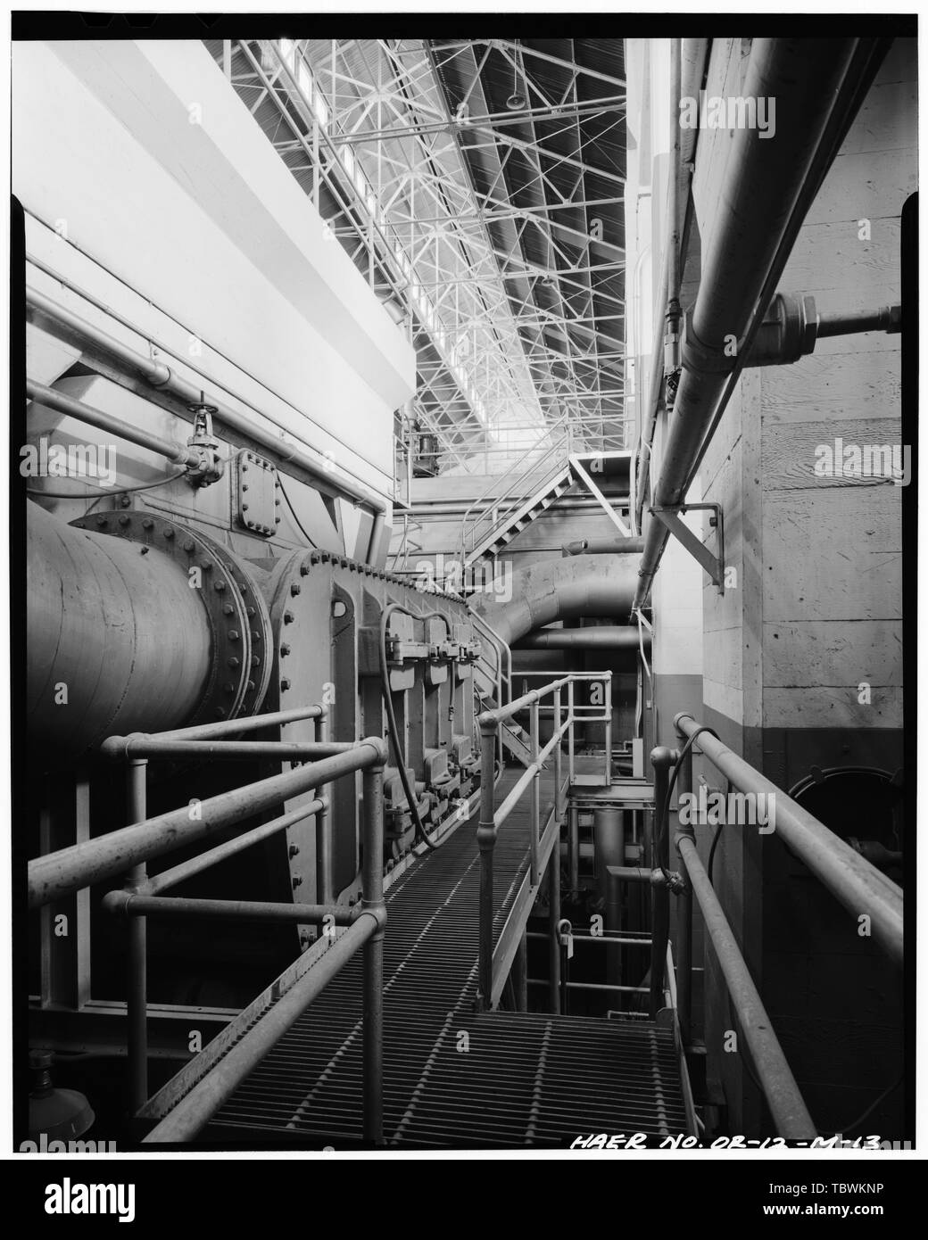 MIDBASEMENT, LOOKING SOUTH AT THE CONDENSATE UNIT OF TURBINE 6 Portland ...