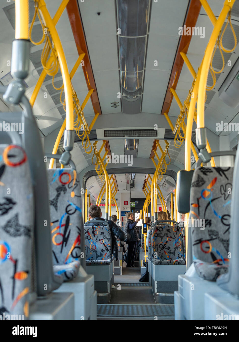 Russia, Moscow. Moscow tram Stock Photo - Alamy