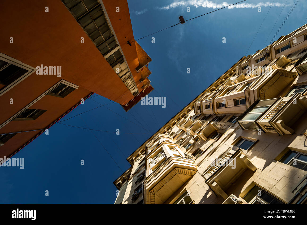 Russia, Moscow. Old fire tower in Sokol District Stock Photo - Alamy