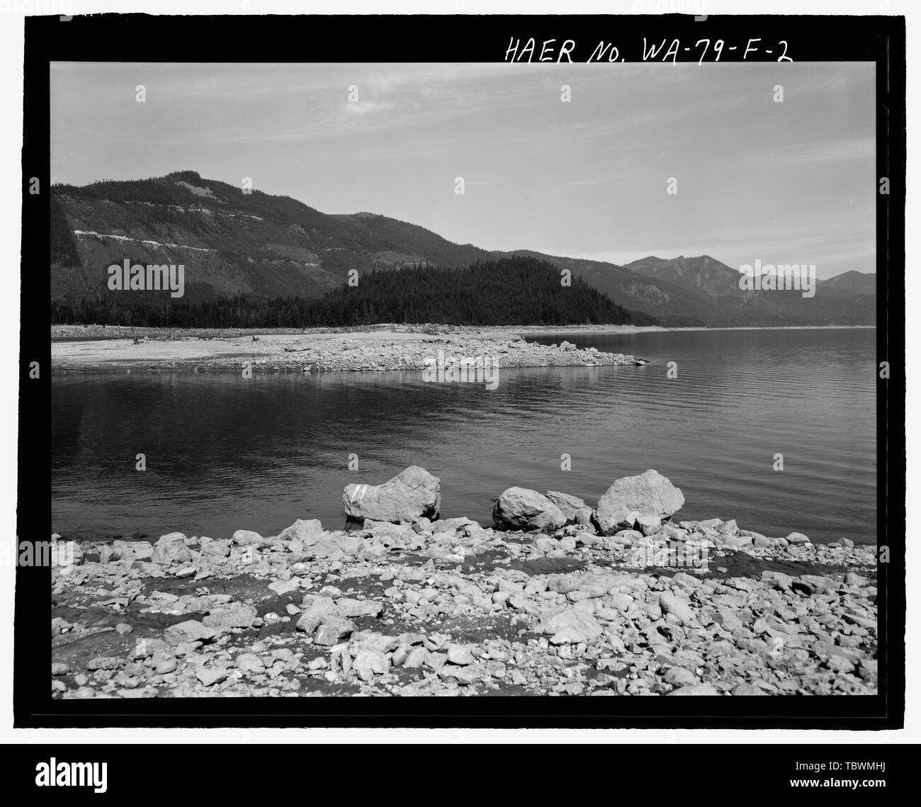 MOUTH OF OPEN SEGMENT, INLET CHANNEL, LOOKING NORTHWEST FROM LEFT SIDE ...