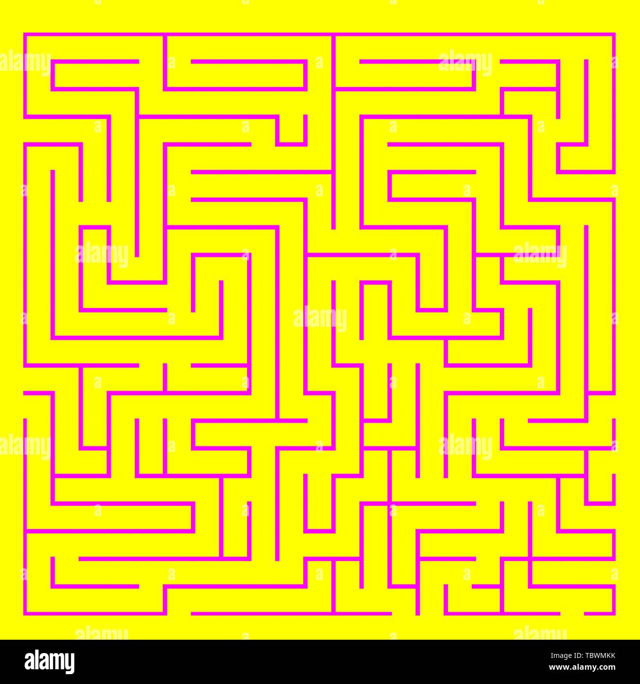 Challenge labyrinth maze blue Stock Vector Images - Alamy