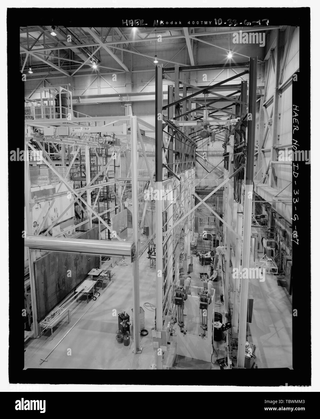 MTR BUILDING INTERIOR, TRA603. CAMERA IS ON SECOND FLOOR BALCONY ...