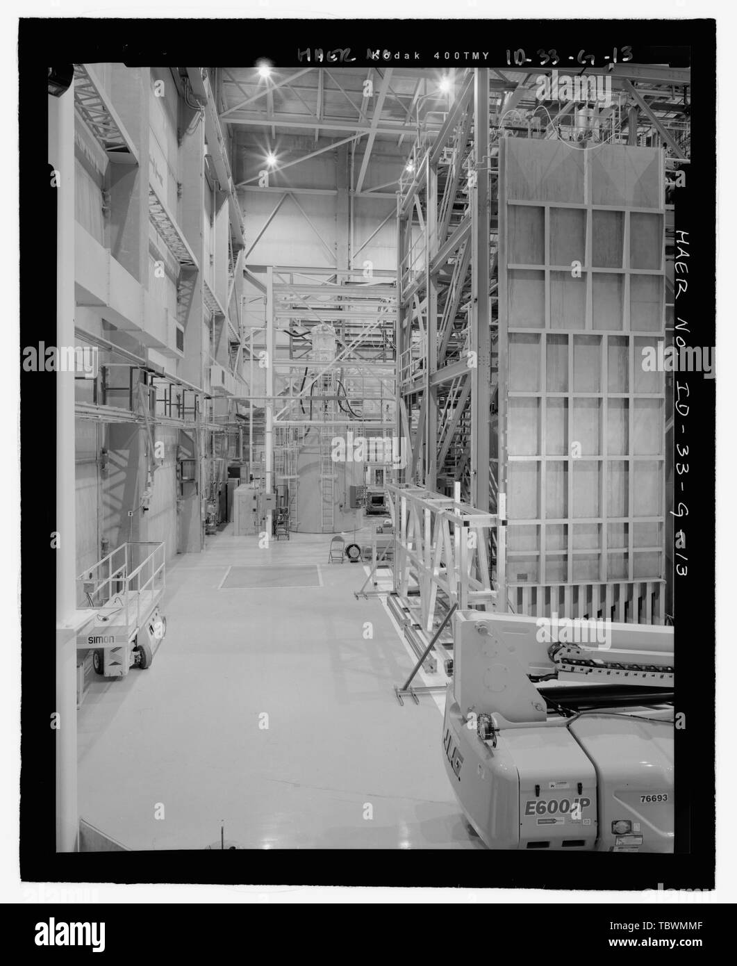 MTR BUILDING INTERIOR, TRA603, REACTOR FLOOR. VIEW DOWN CORRIDOR ...