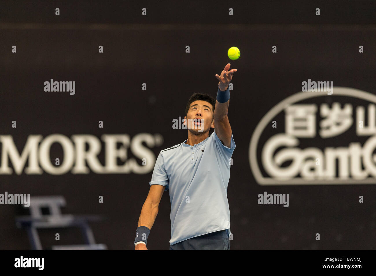 Li Zhe --Chinese men's tennis player Stock Photo - Alamy