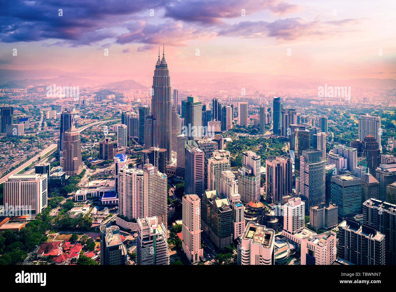 Gemini glow panorama Stock Photo - Alamy