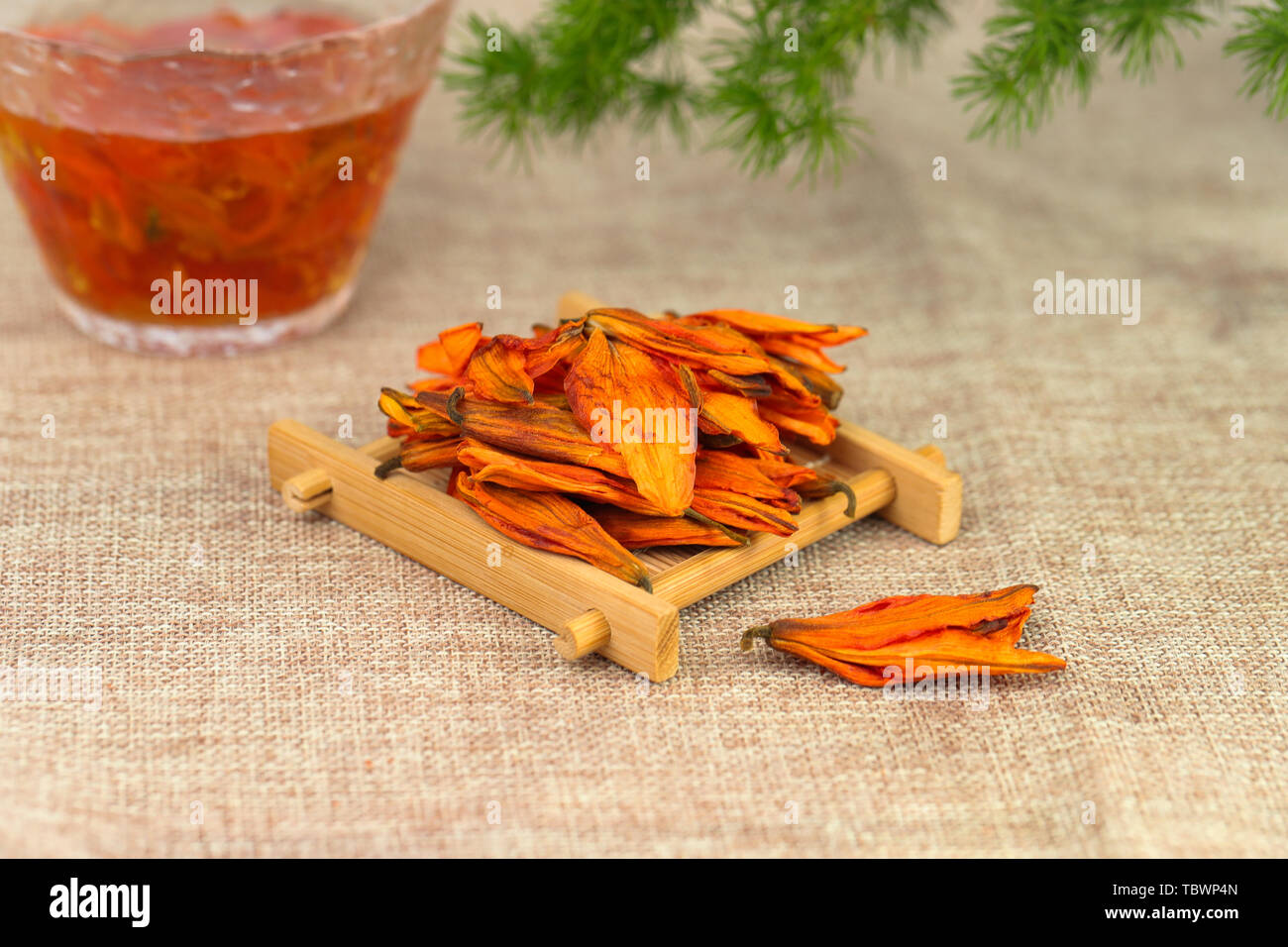 Dried lily flower fruit tea hi-res stock photography and images - Alamy