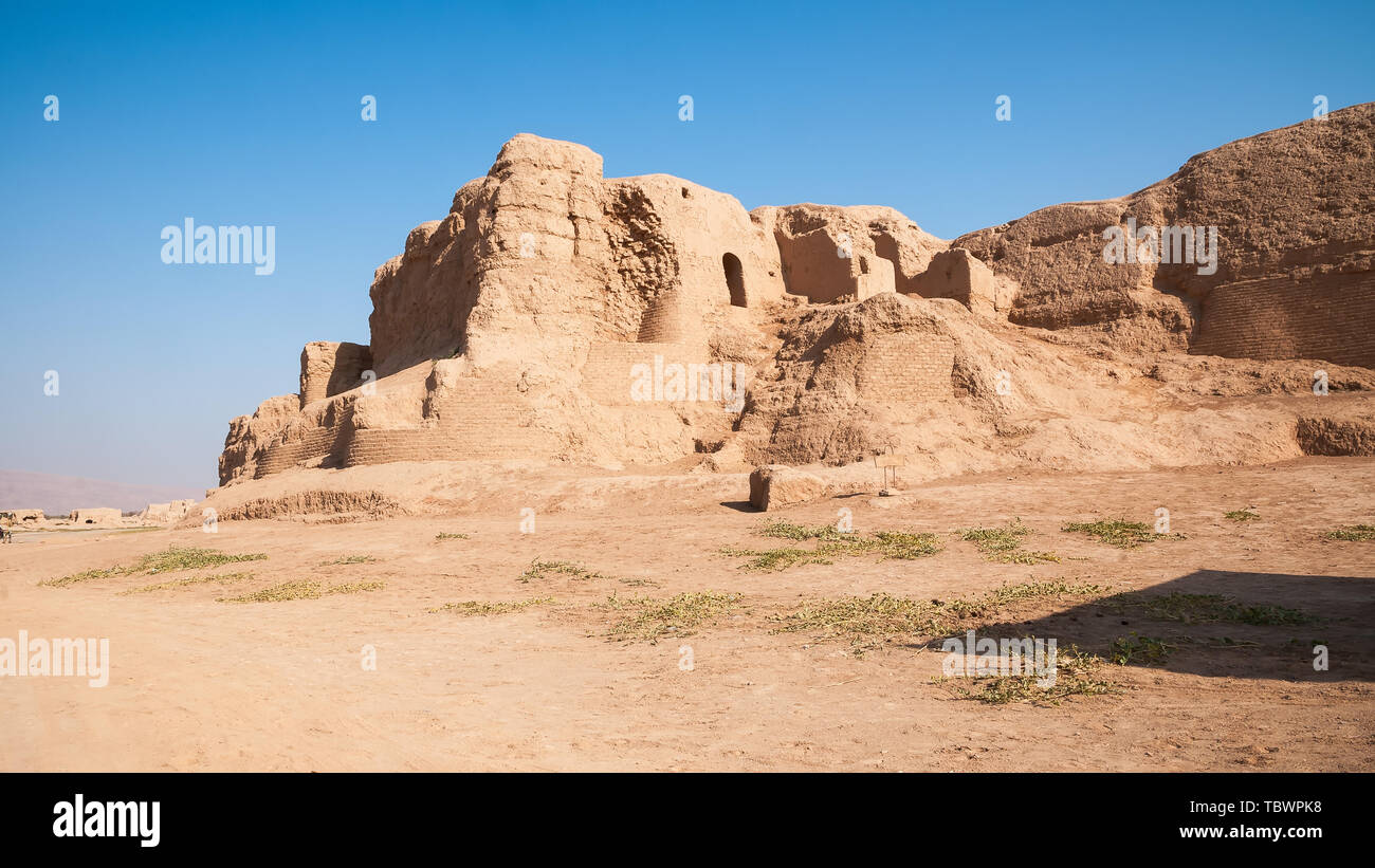 ancient city of gaochang Stock Photo - Alamy
