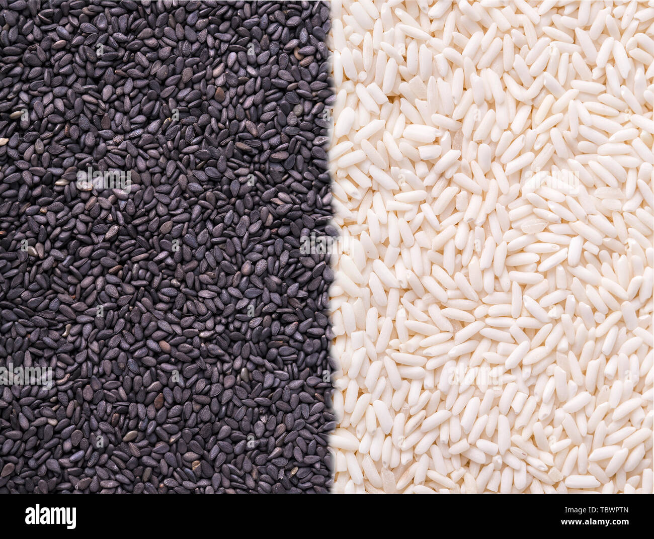 Background of black and white wild rice Stock Photo - Alamy