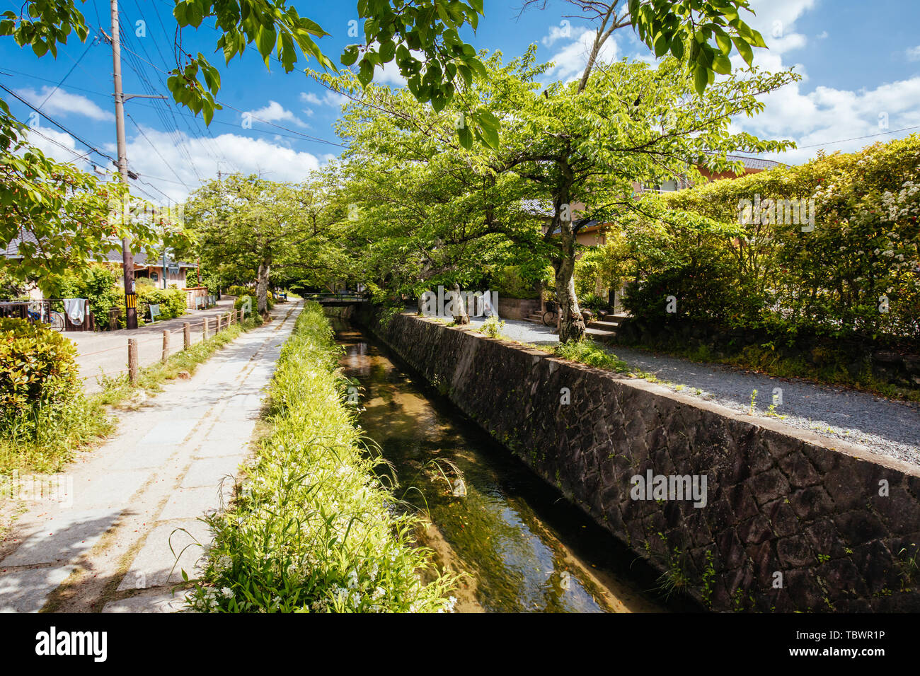 Philosopher's Walk in Kyoto Japan Stock Photo - Alamy