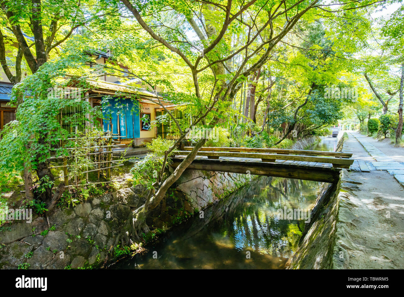 Philosopher's Walk in Kyoto Japan Stock Photo - Alamy