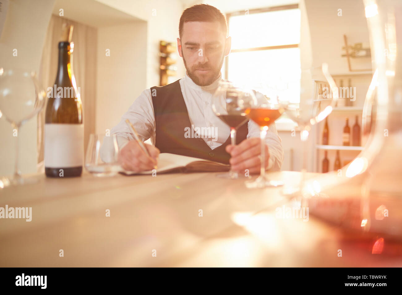 Formal tasting session hi-res stock photography and images - Alamy