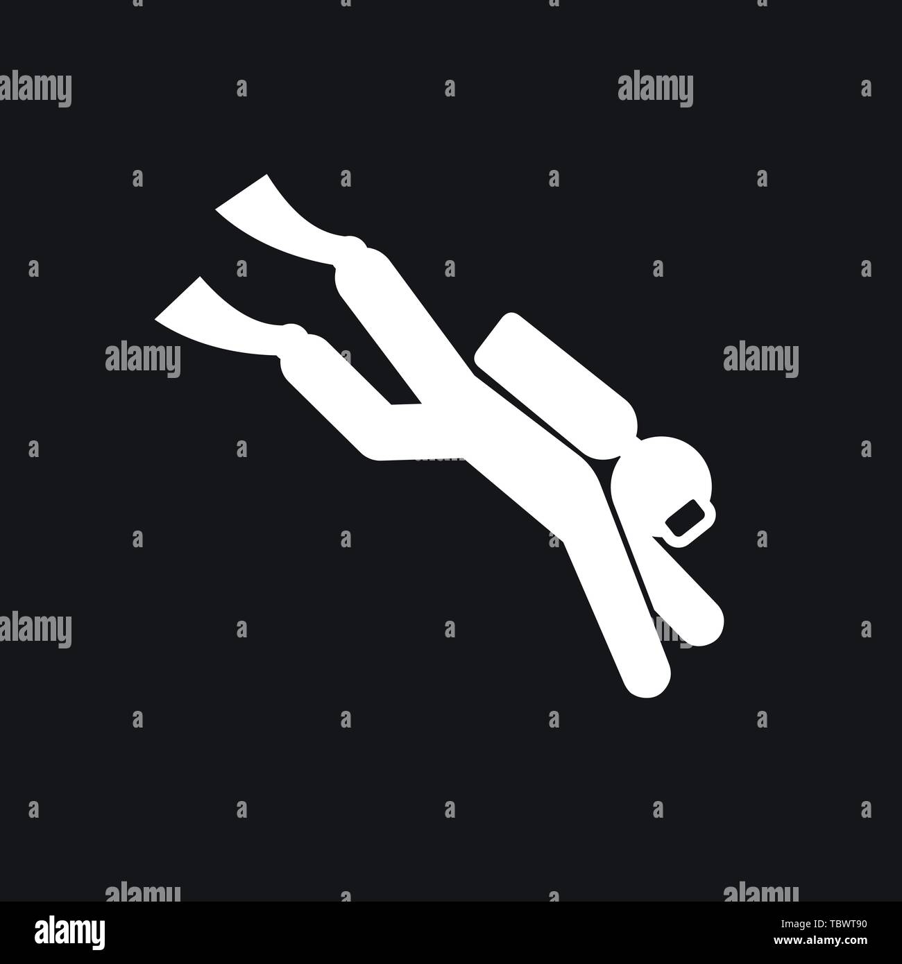 Scuba mask round Stock Vector Images - Alamy