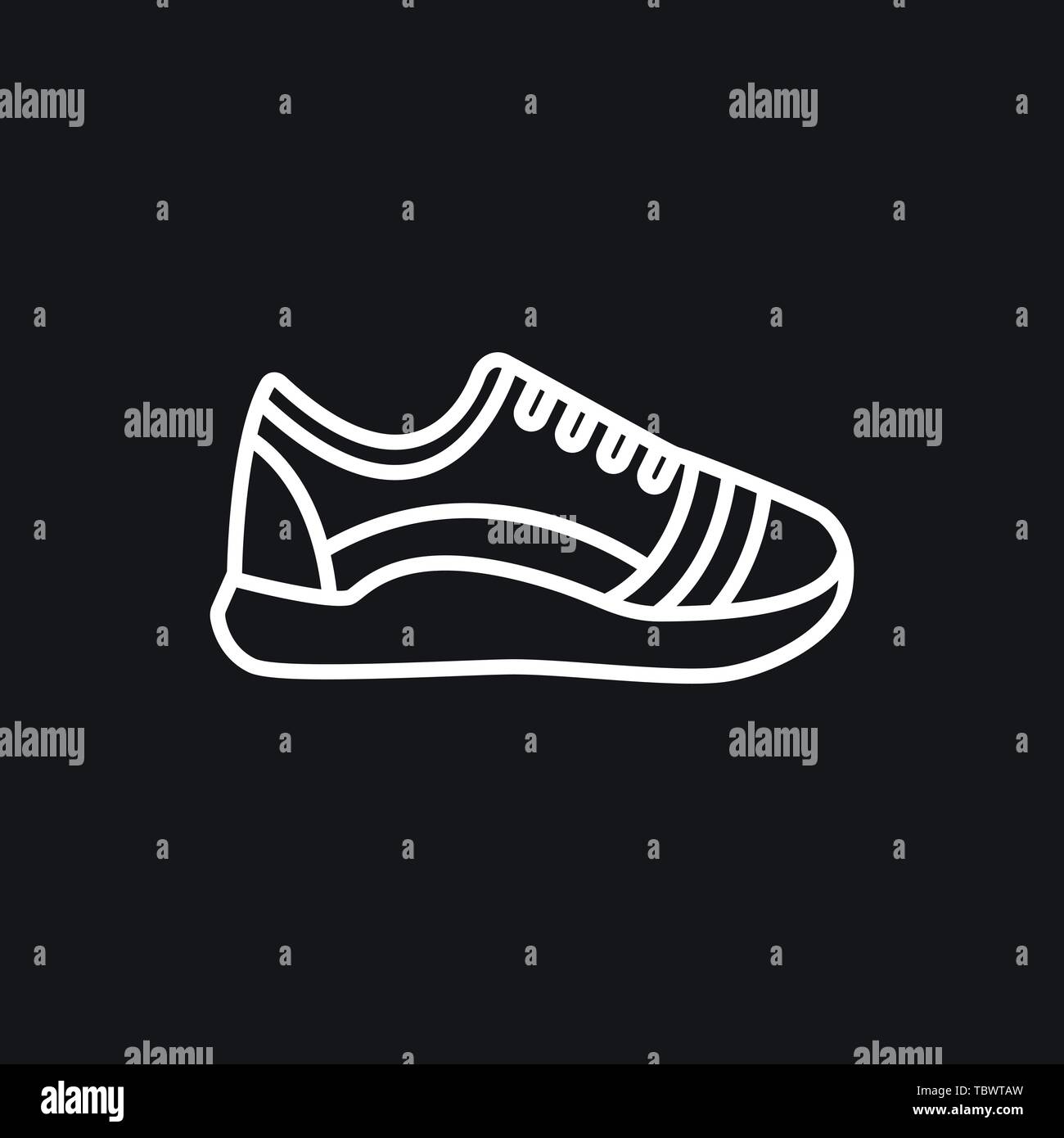 Sneakers icon vector sign symbol Stock Vector Image & Art - Alamy