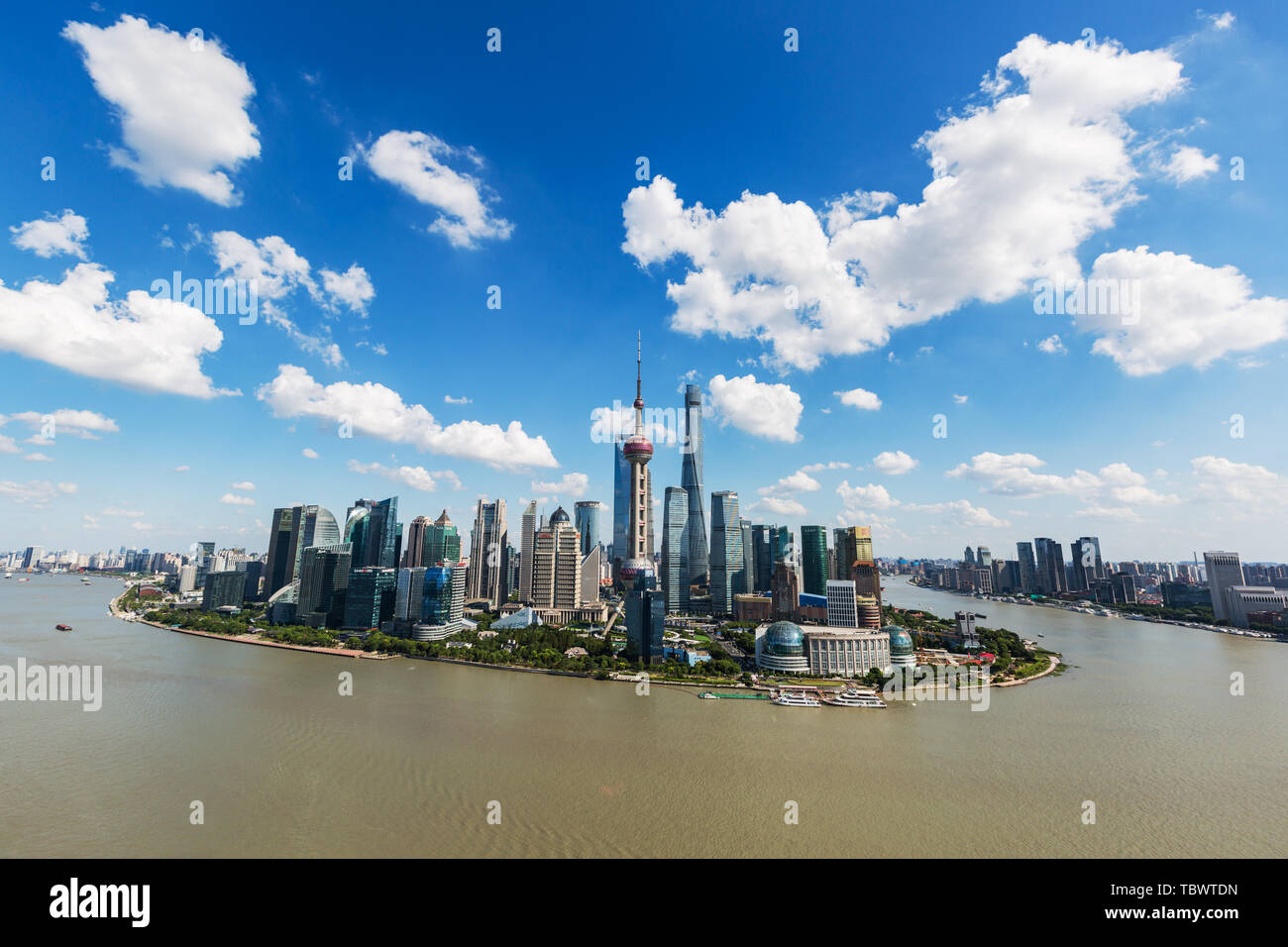 Shanghai lujiazui scenery Stock Photo - Alamy