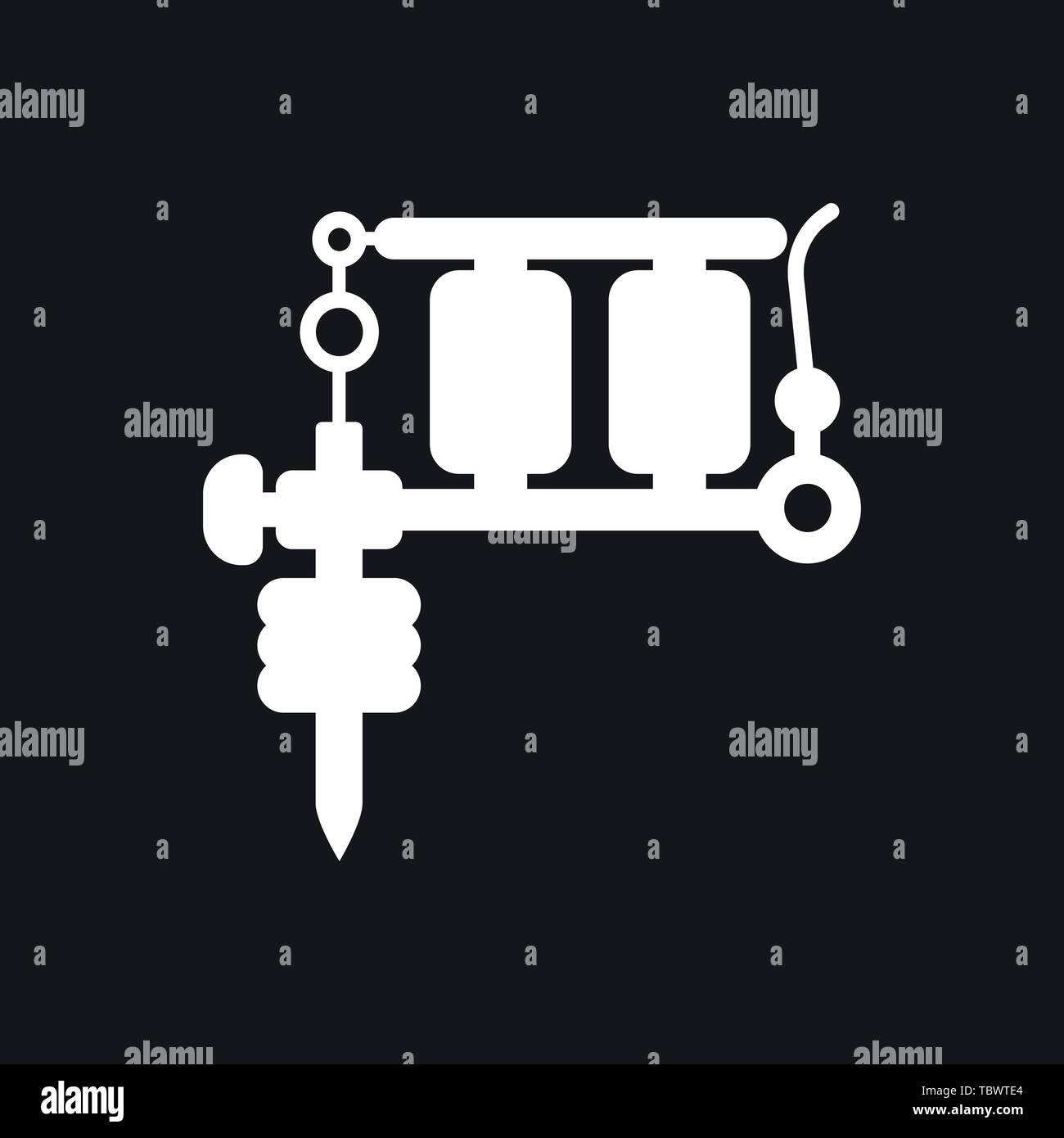 Tattoo Machine Icon vector sign symbol Stock Vector Image & Art - Alamy